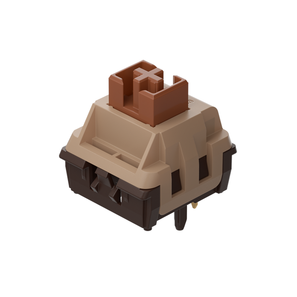 Caramel Chocolate Linear Switch (Un-Lubed) - Mechbox Ltd