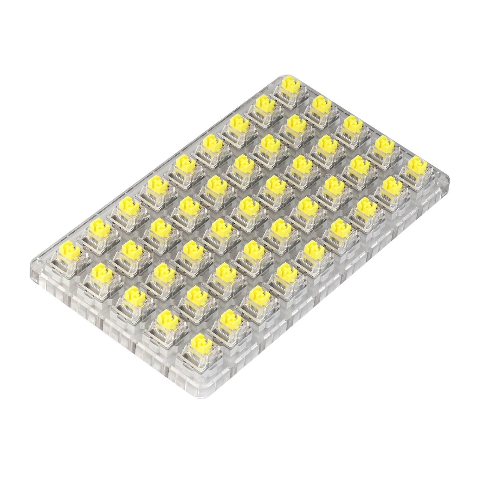 Ajazz AS AS101 Yellow Linear Switch (45 Switches) - Mechbox Ltd