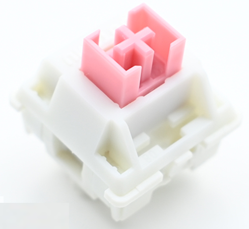 Outemu Linear Cream Pink Switch (10 Switches) (Cream Bottom) - Mechbox Ltd