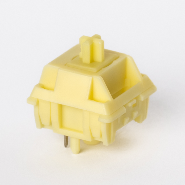 CK x Haimu Pastel Lemon Linear Switch Sample - Mechbox Ltd