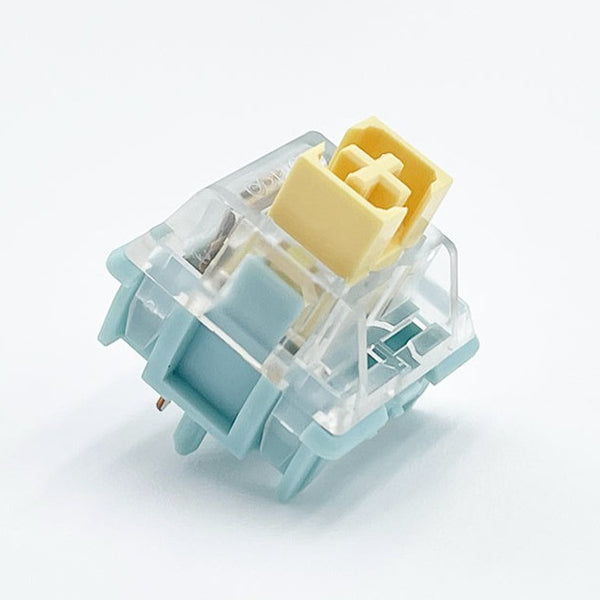 KBDiy Sea Salt Silent Lemon Switch Sample - Mechbox Ltd