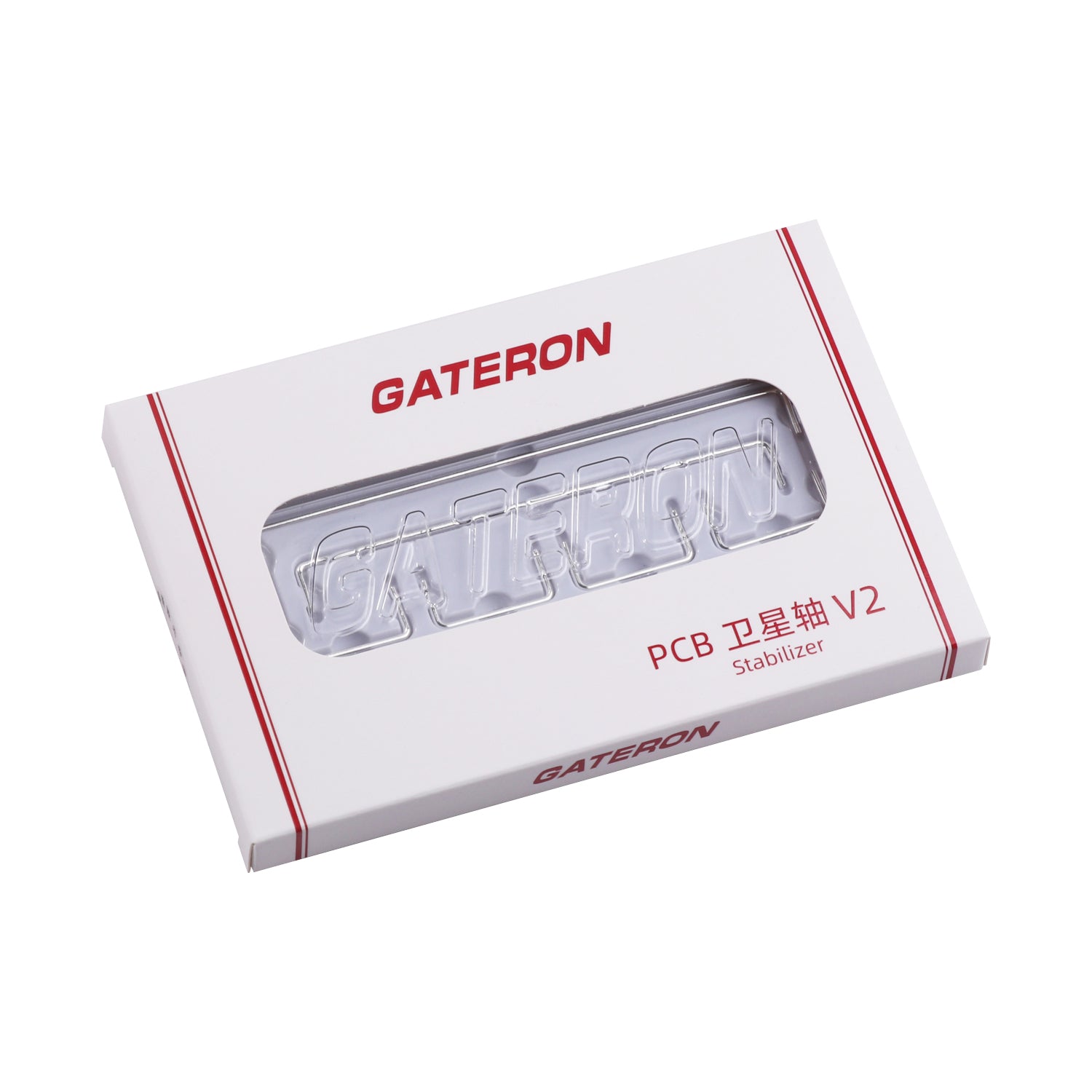 Gateron PCB Mount Screw-in Stabiliser - Crystal - Mechbox Ltd