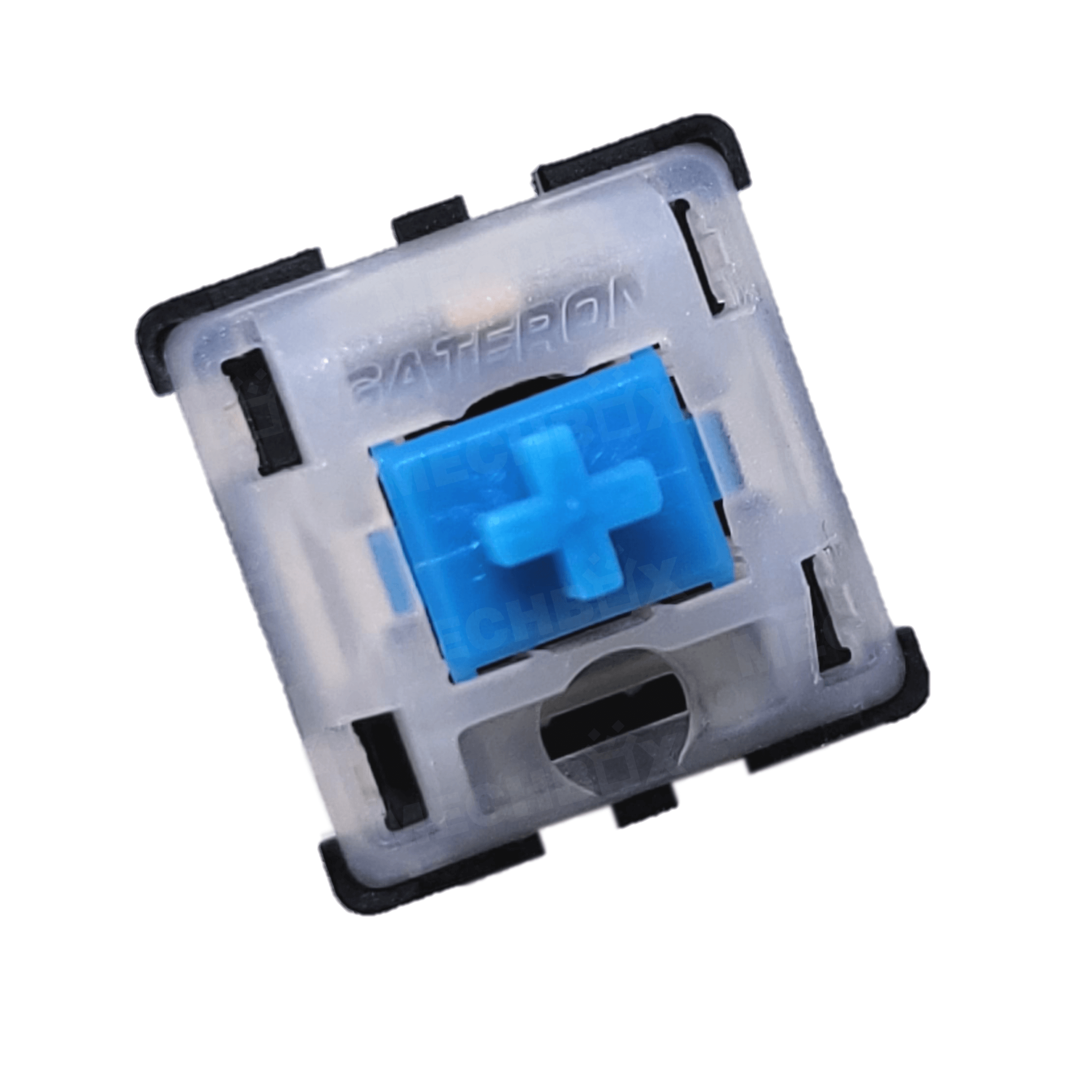 Gateron Blue Switch Sample (Milk Top, Black Bottom) - Mechbox Ltd