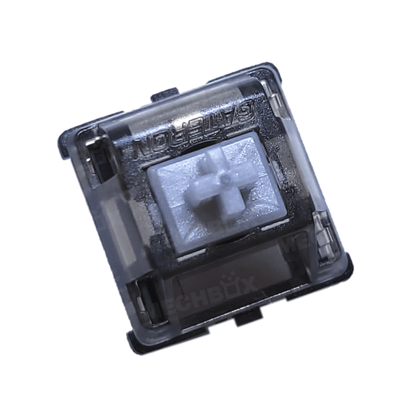 Gateron CAP Black Crystal V2 Silver Switch Sample - Mechbox Ltd