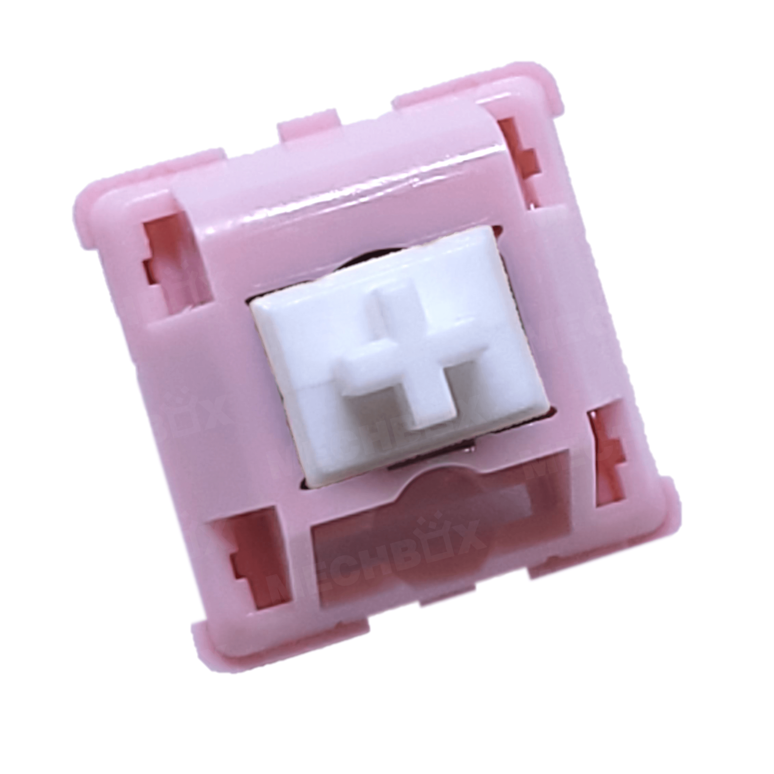 Infinity Key Cow (UHMWPE) Strawberry Milk Switch Sample - Mechbox Ltd
