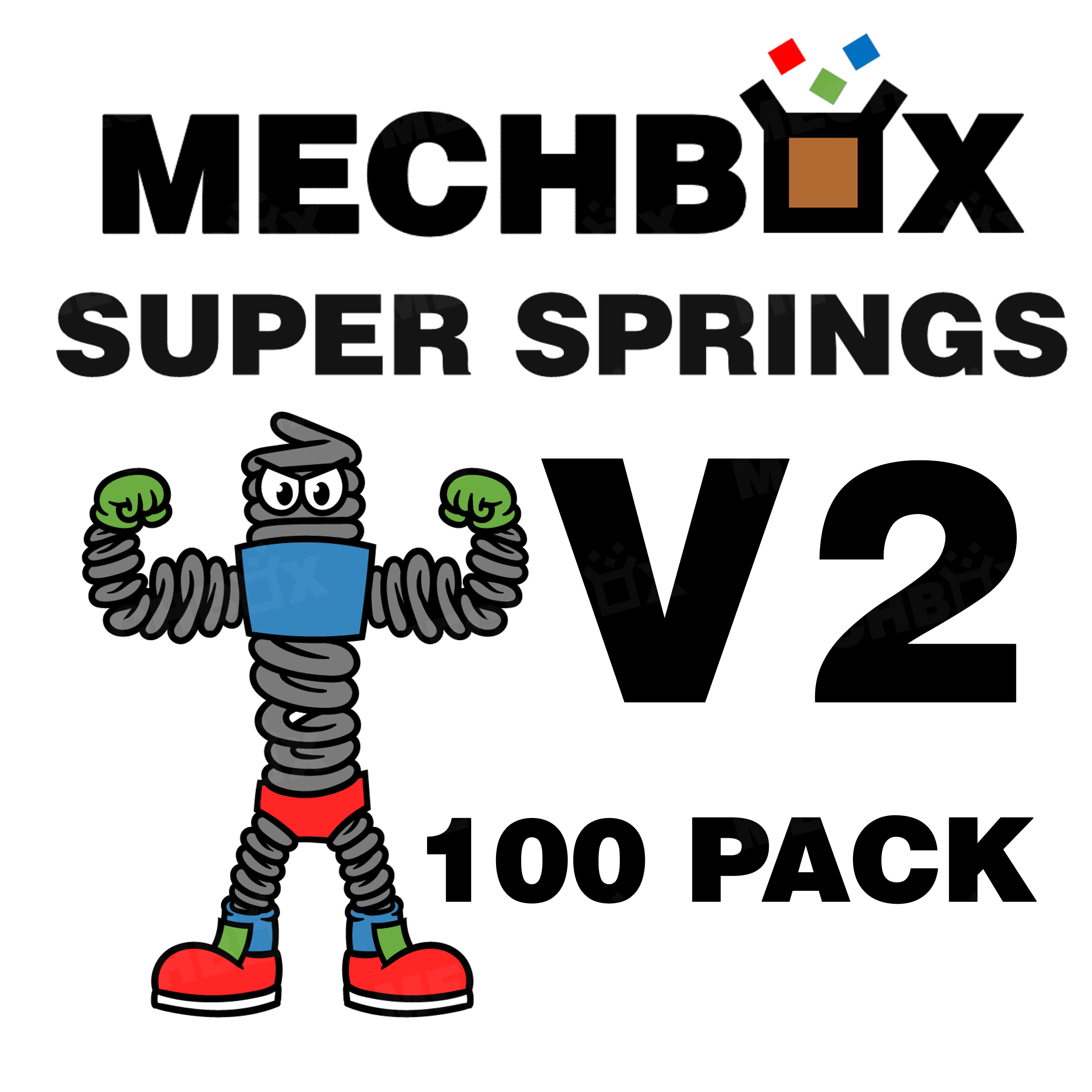 Mechbox Super Springs V2 (Packs of 1 or 100) - Mechbox Ltd