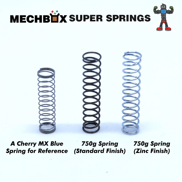 Mechbox Super Springs V2 (Packs of 1 or 100) - Mechbox Ltd