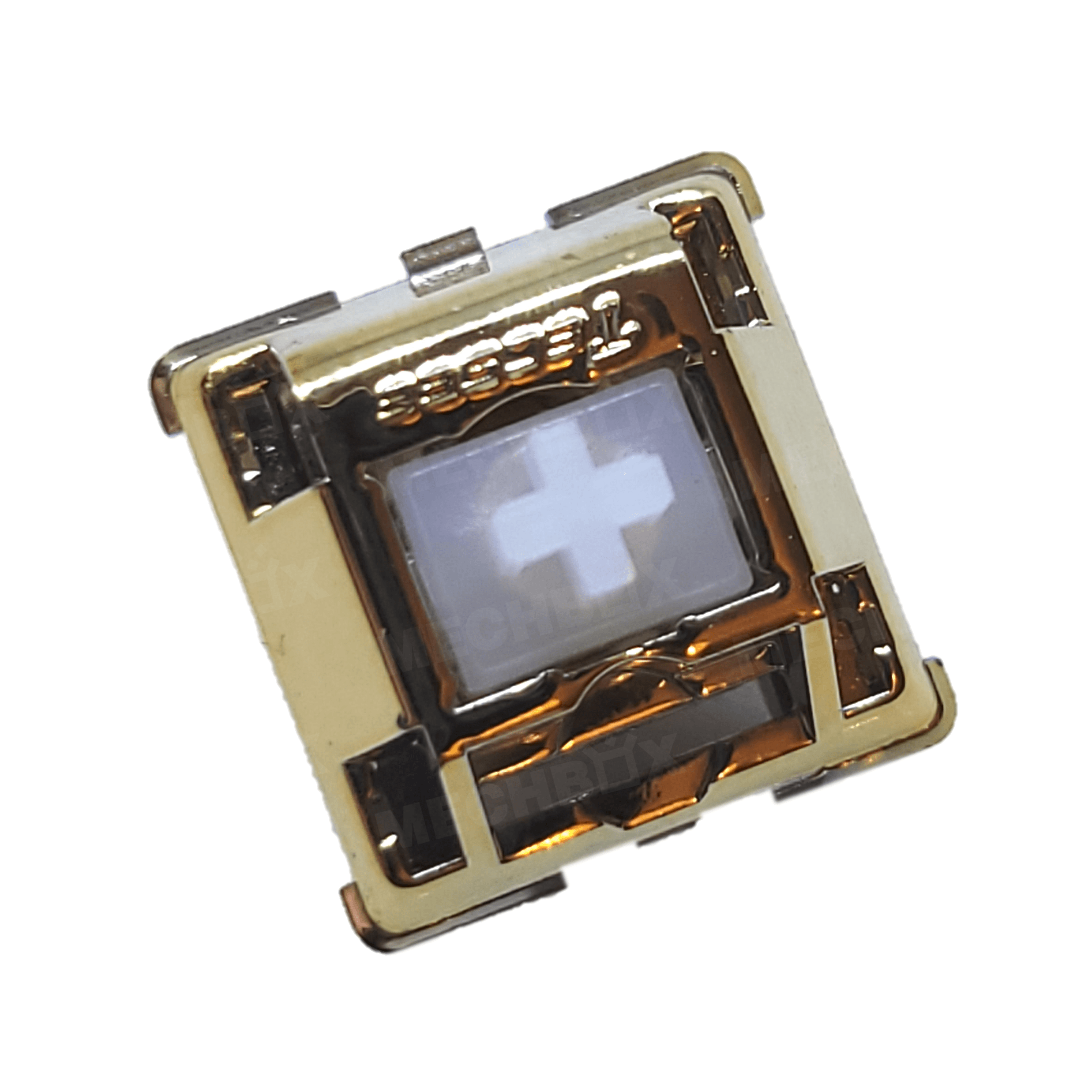 Tecsee Metal Coated Golden Switch Sample - Mechbox Ltd